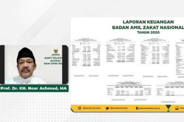 Audit Keuangan 2020, Baznas Raih Opini WTP